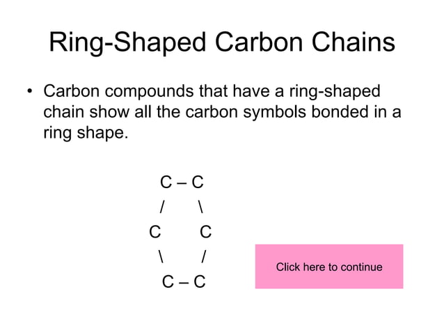 Jason murray carbon chains | PPSX | Chemistry | Science