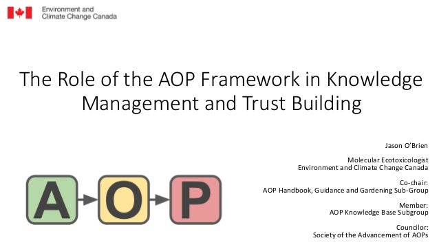 Adverse outcome pathway framework in knowledge management and trust ...