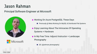 Scheduler Tracing With ftrace + eBPF by Jason Rahman | PDF