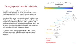 Emerging Contaminants in Australian Waters | PPTX | Chemistry | Science