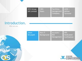 Confluence use by OCS | PPT