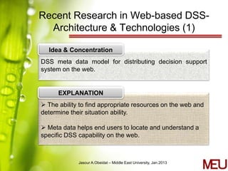 Web-based Decision Support System | PPTX