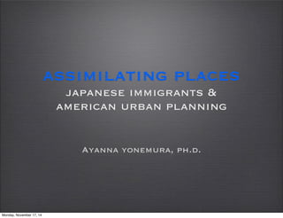 Presentation on Japanese American History | PDF
