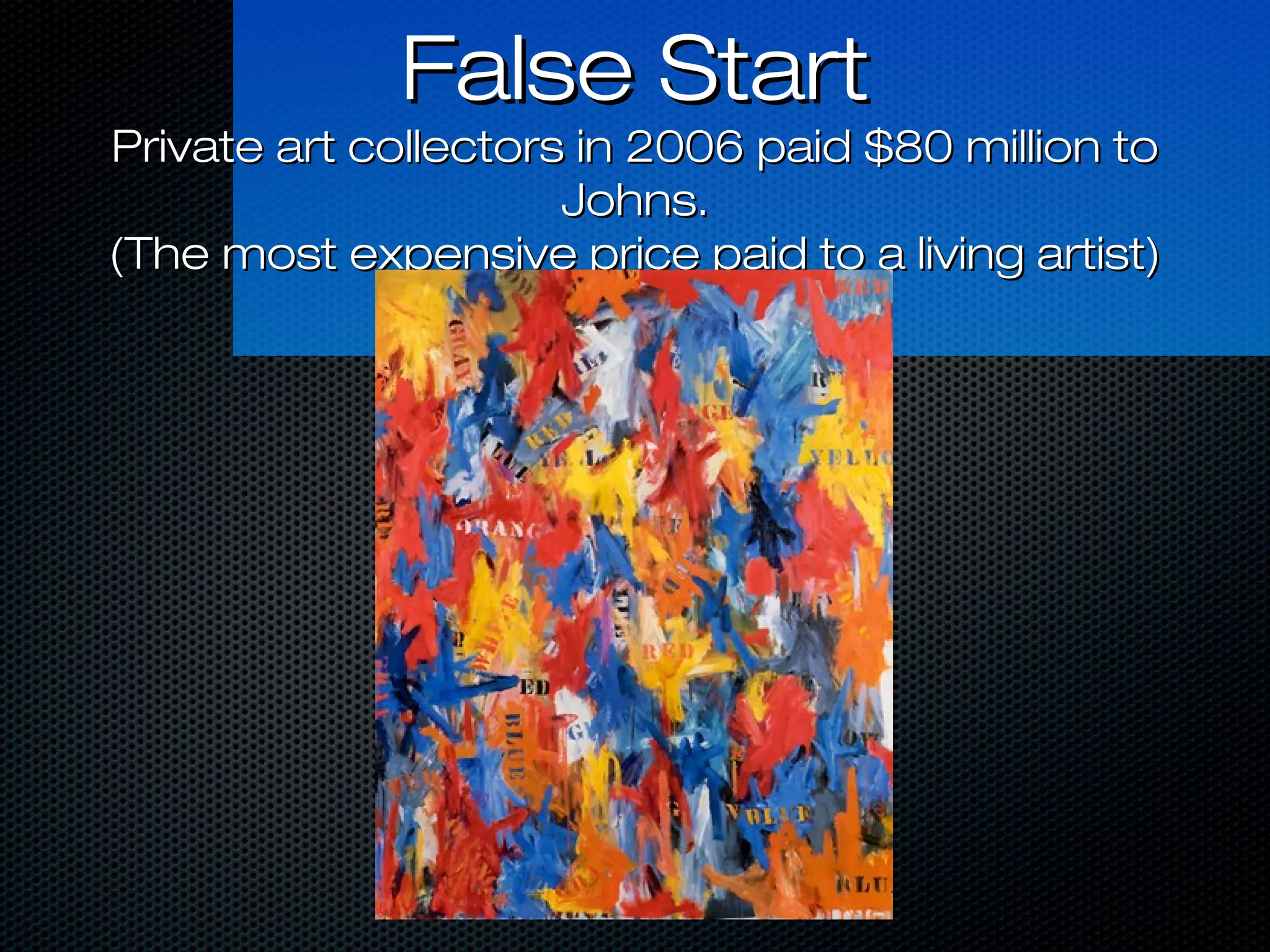 Jasper johns pop art | PPT