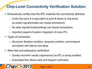 A comprehensive formal verification solution for ARM based SOC design | PDF