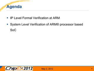 A comprehensive formal verification solution for ARM based SOC design | PDF