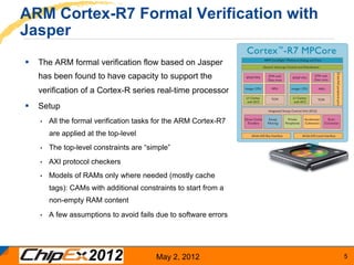 A comprehensive formal verification solution for ARM based SOC design | PDF