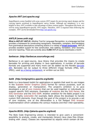 Jasper report dependencies [santi caltabiano] | PDF