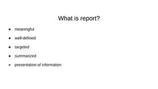 Jasper reports in 3 easy steps | PPT