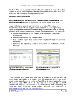 Jasper Soft%20 Ap Is | PDF