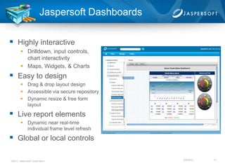 Jaspersoft Dashboards Webinar Feb 2013 | PPTX
