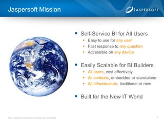 Jaspersoft Dashboards Webinar Feb 2013 | PPTX