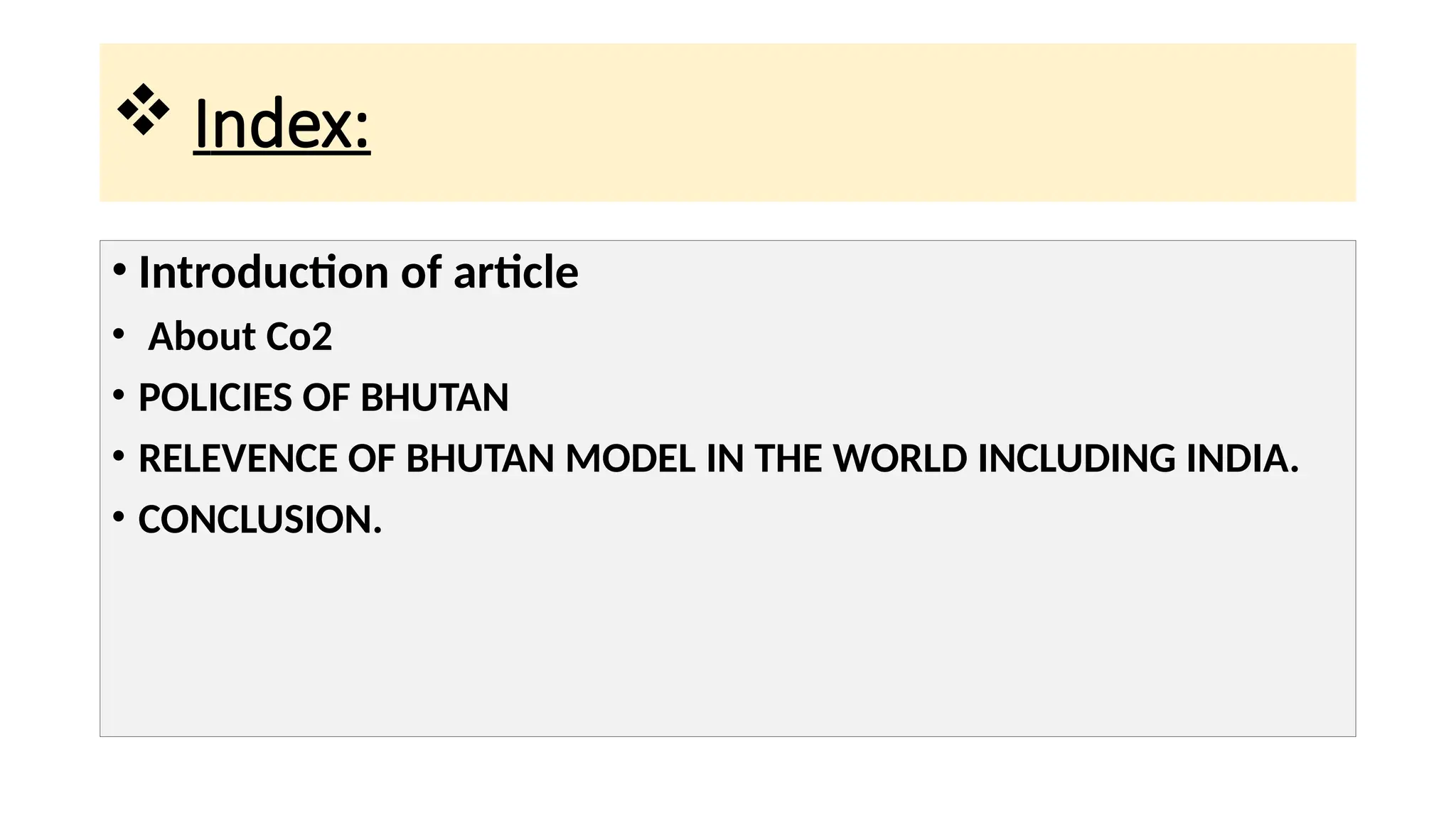 bhutan,the first carbon negative country | PPTX