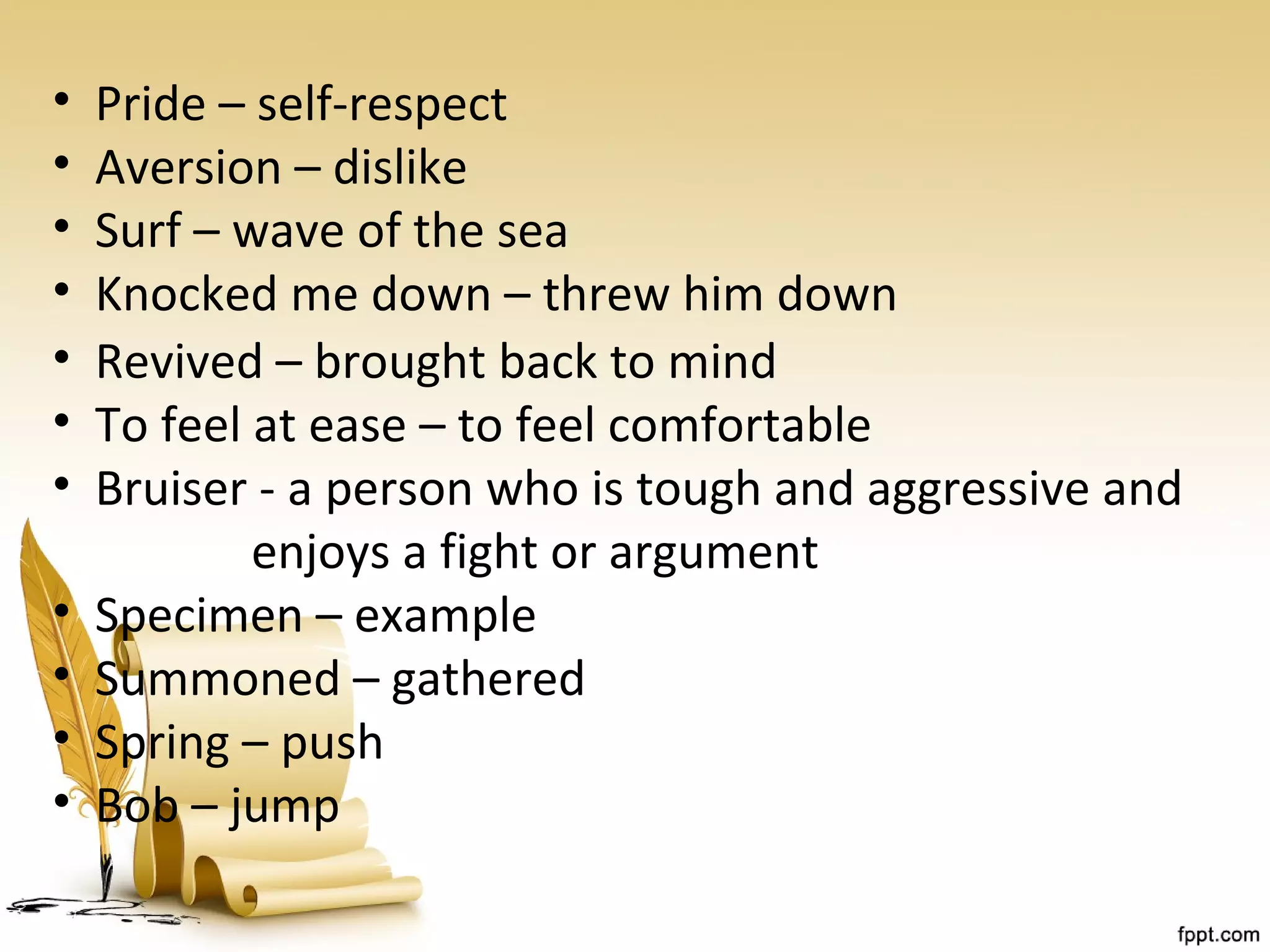 Chapter DEEP WATER CLASS 12 CBSE | PPT