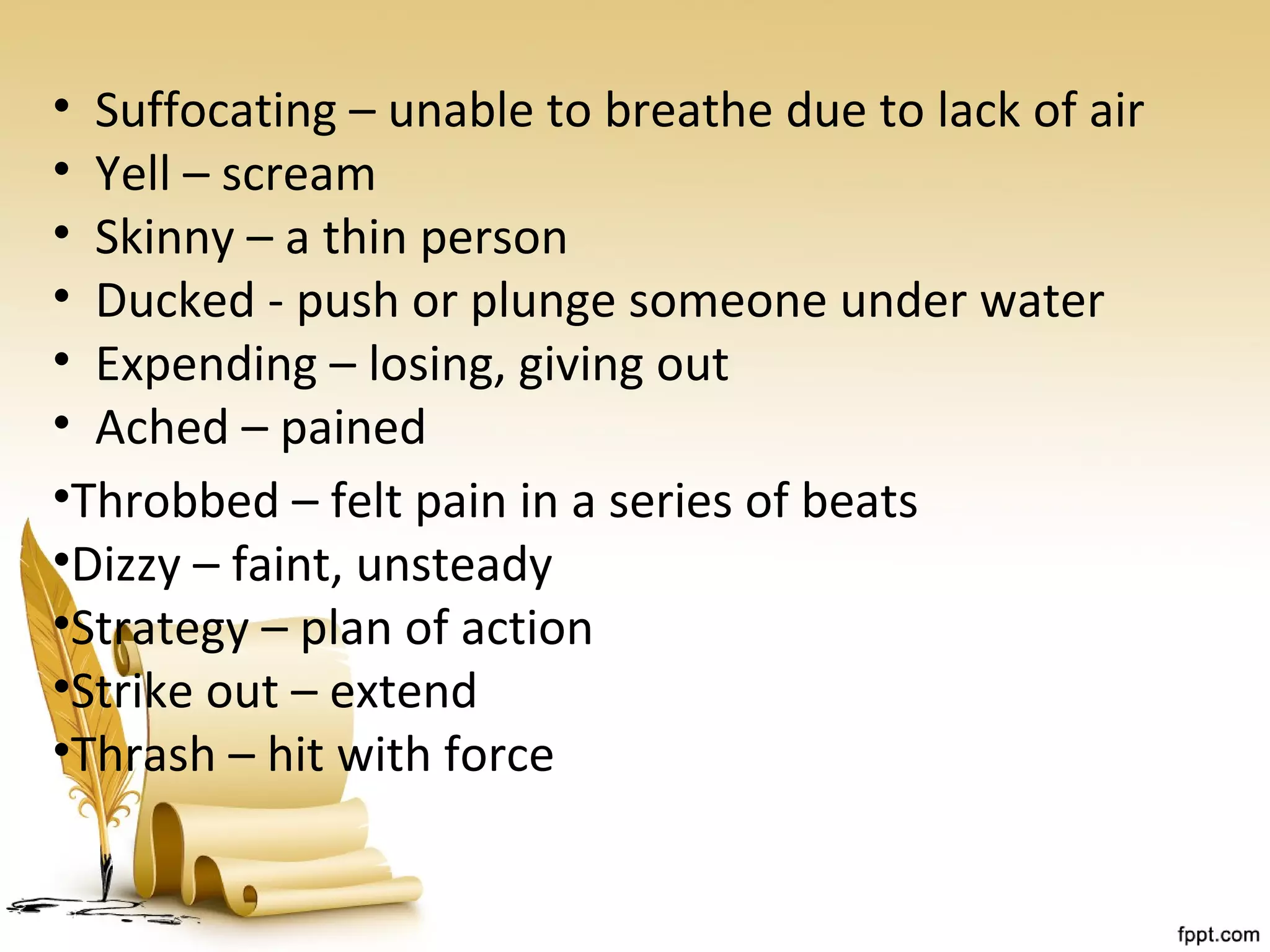 Chapter DEEP WATER CLASS 12 CBSE | PPT