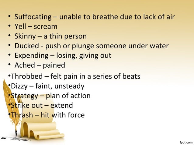 Chapter DEEP WATER CLASS 12 CBSE | PPT