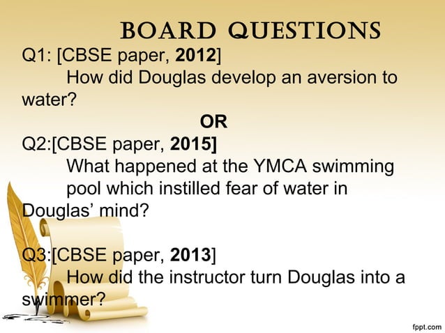 Chapter DEEP WATER CLASS 12 CBSE | PPT