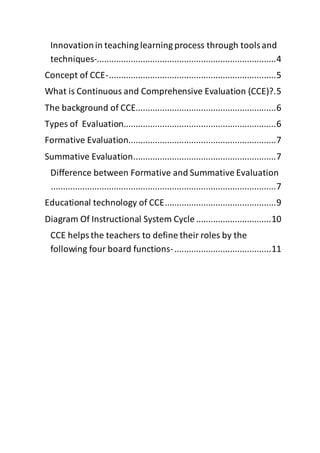 role of educational technology in CCE | PDF
