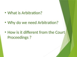 Conduct of Conciliation Processing under part 3,ofthe Arbitration and ...