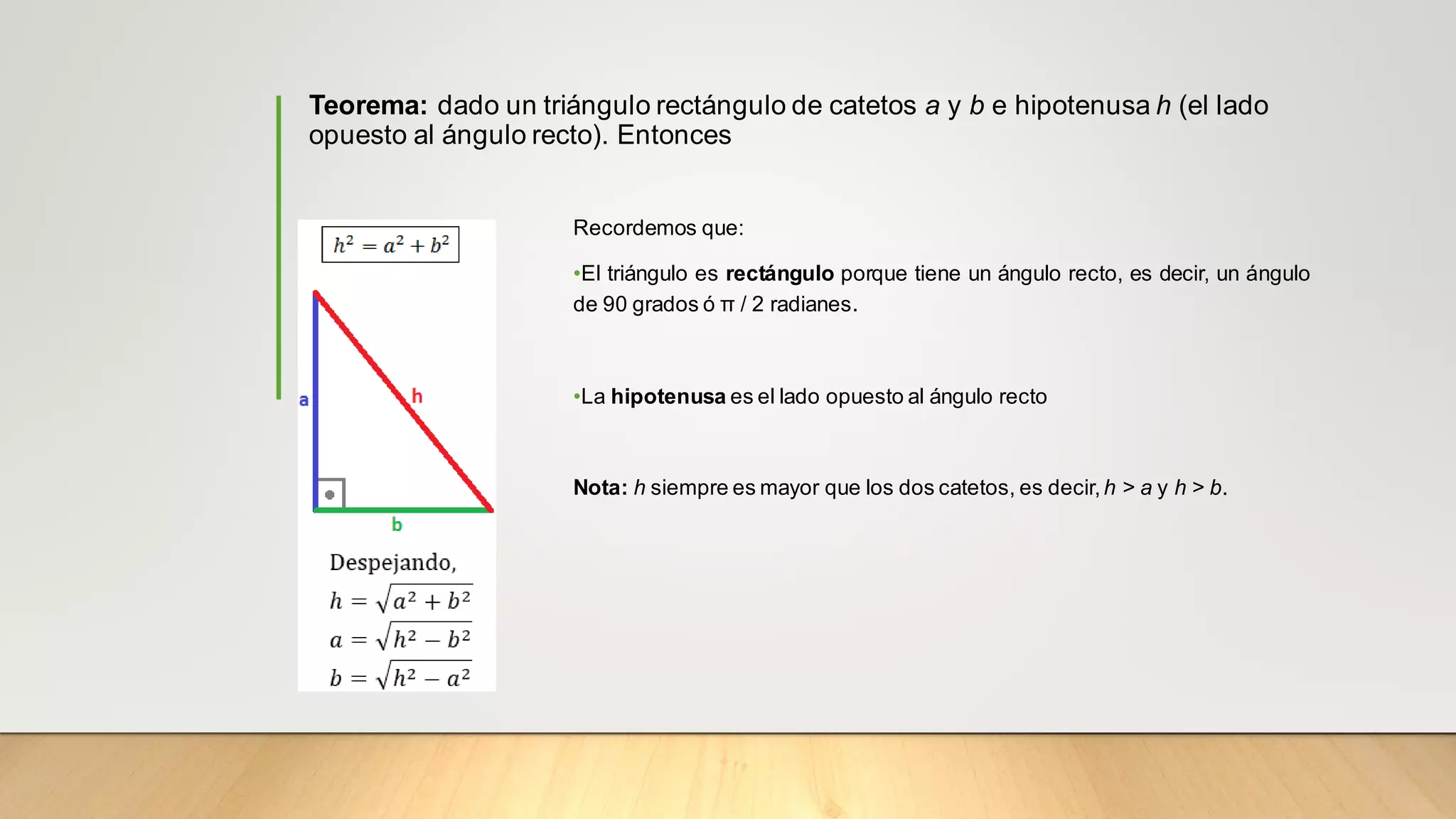 Teorema de pitagoras | PPT