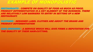 MONO POLISTIC MARKET IN INDIA | PPTX