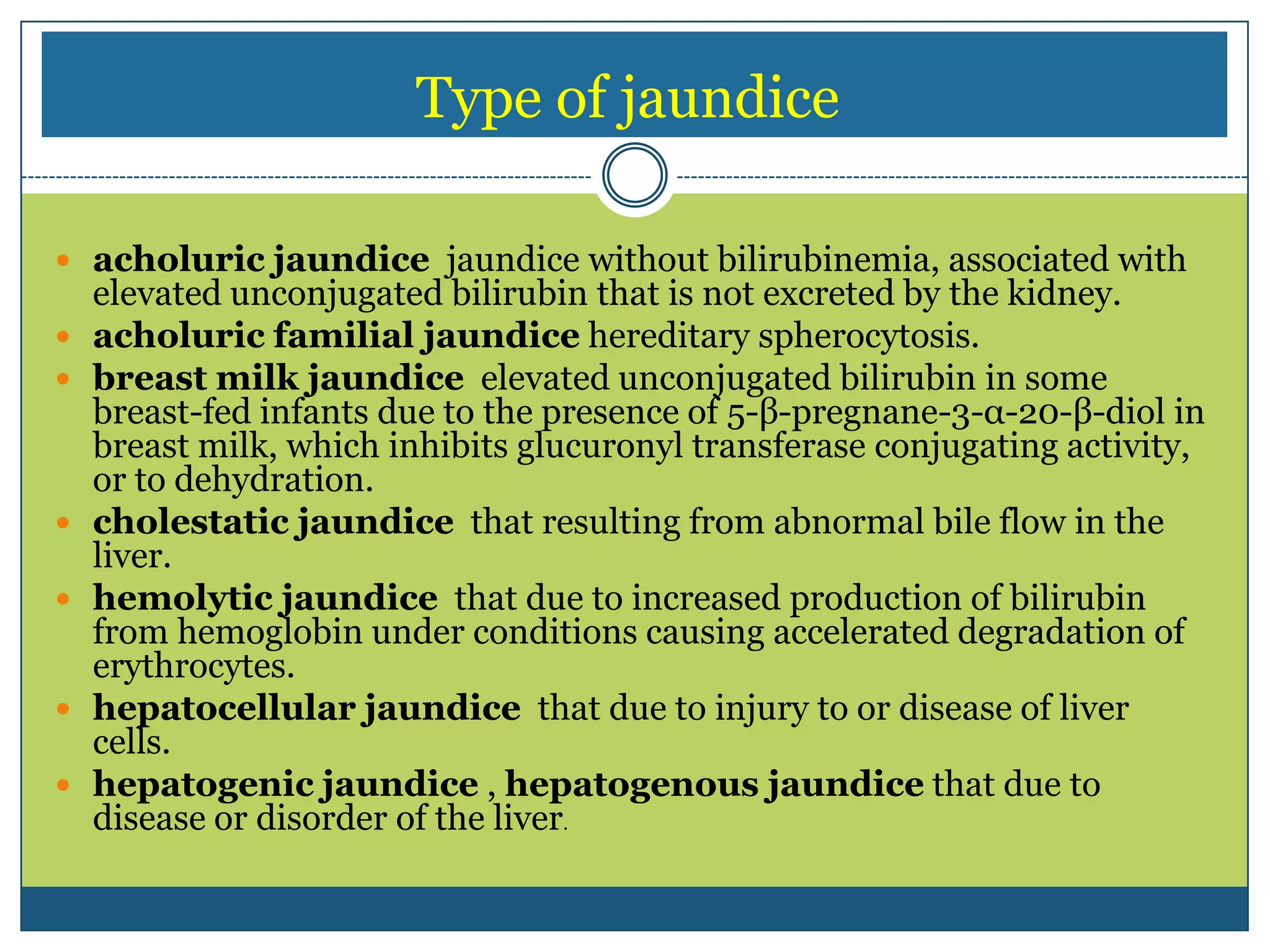 Jaundice | PPTX