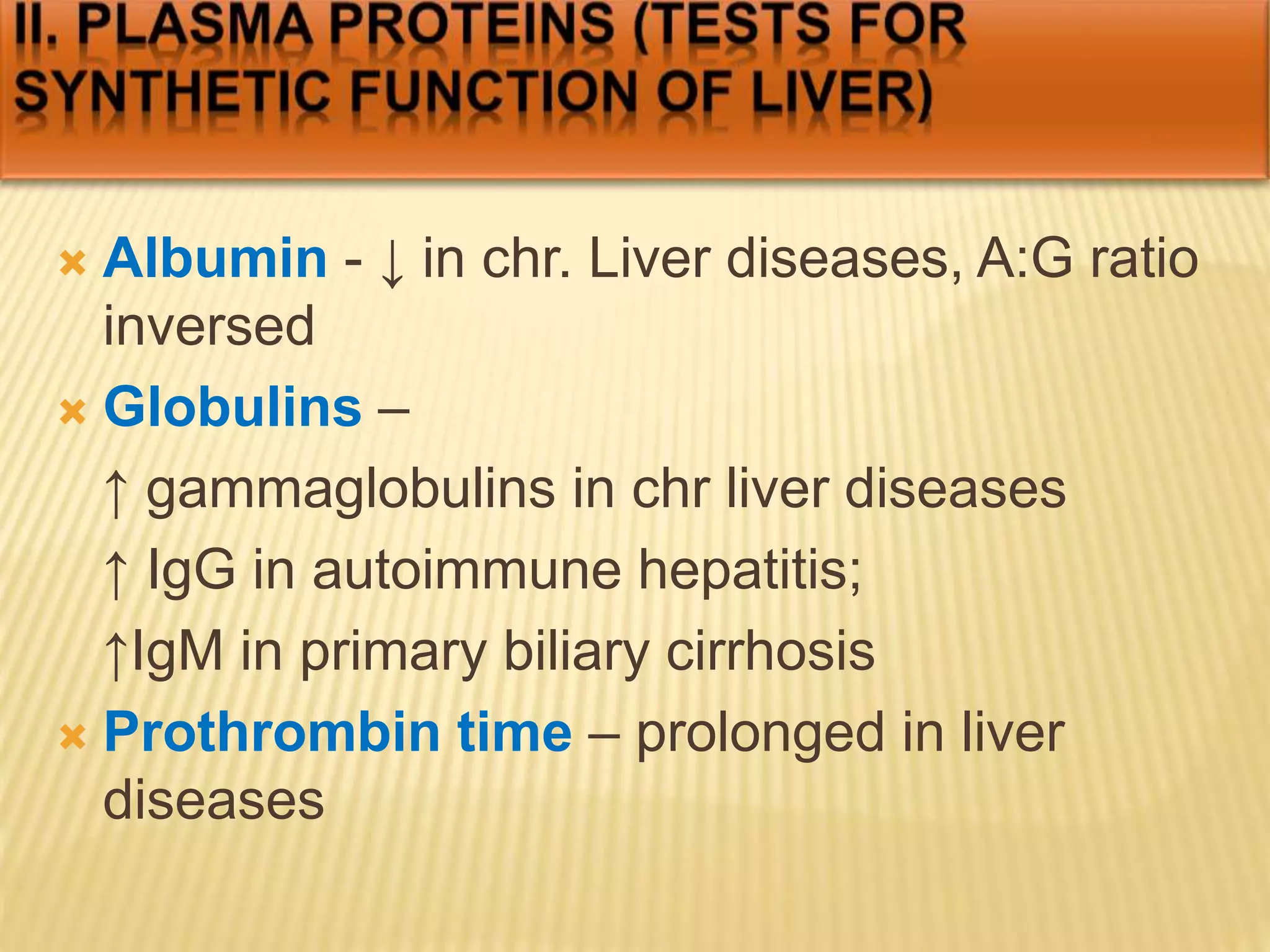 Liver function test and jaundice | PPTX