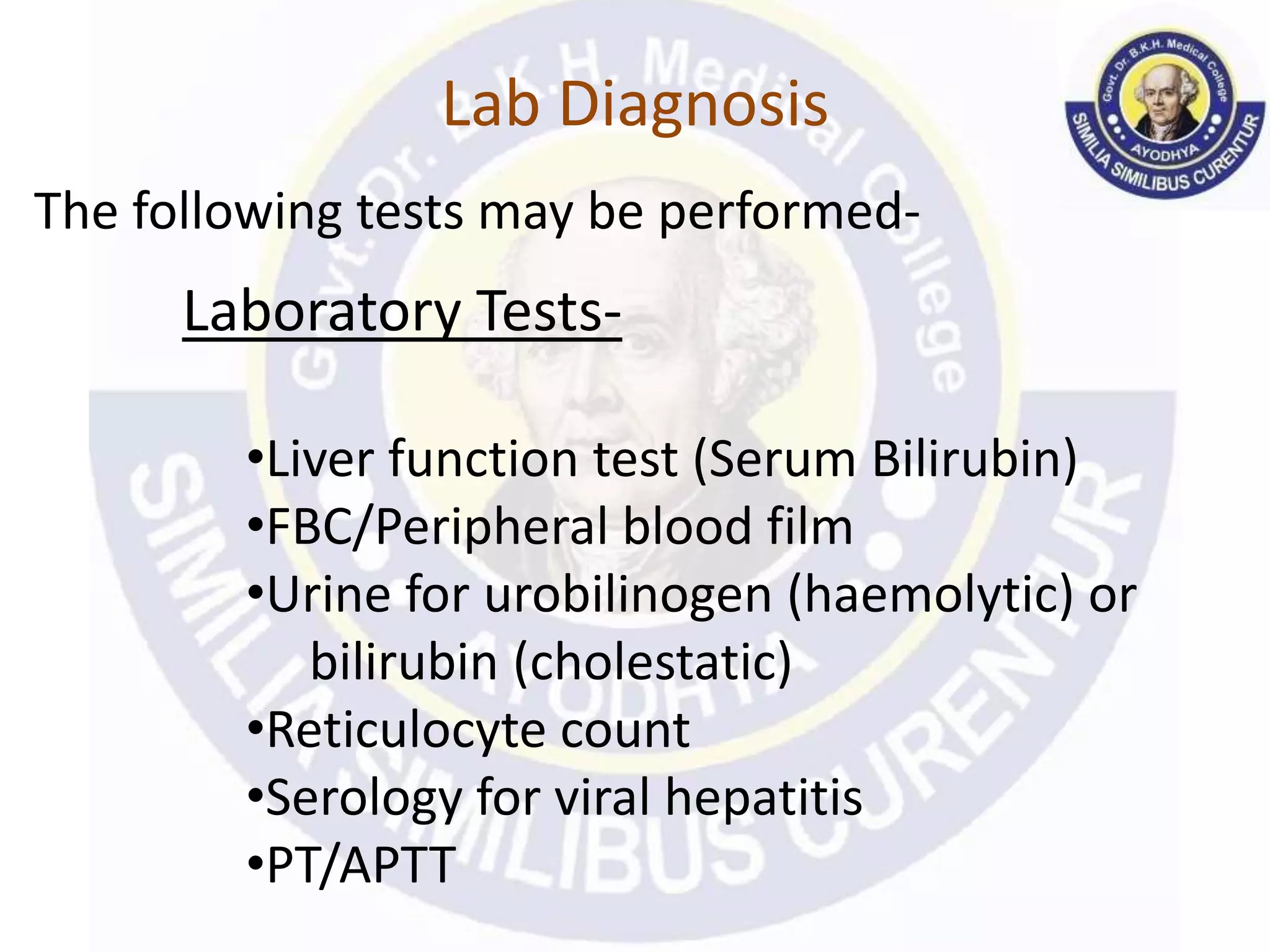 Jaundice Pathology | PPTX