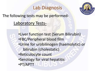 Jaundice Pathology | PPTX