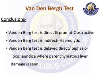 Jaundice Pathology | PPTX