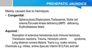 Jaundice _Pathophysiology and diagnosis an | PPT