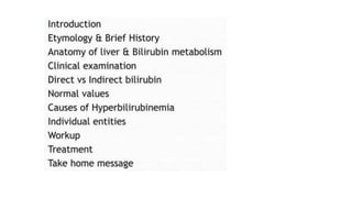 JAUNDICE.pptx, HEPATOBILIARY SYSTEM, PATHOLOGY | PPT