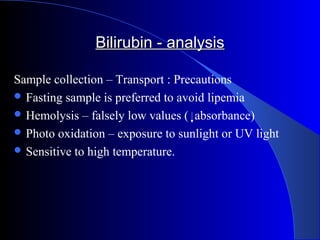 Jaundice - Liver Function Tests | PPT