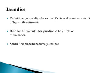 Jaundice and haemoglobinopathies | PPTX