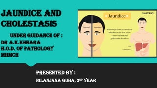 Jaundice and Cholestasis: Pathophysiology.pptx