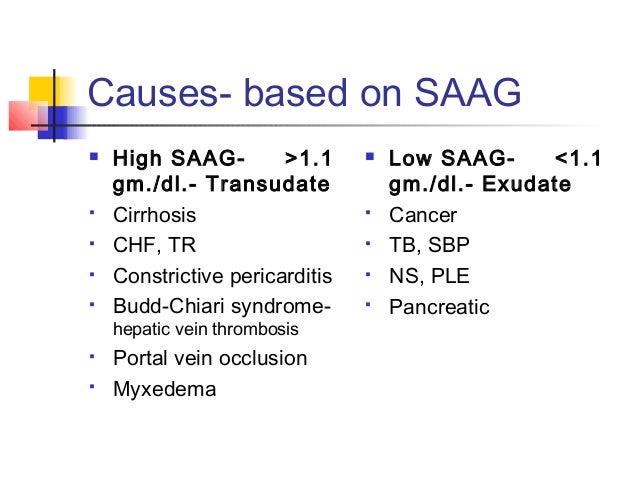 Jaundice & ascites