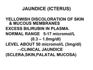 Jaundice (Icterus) | PPT