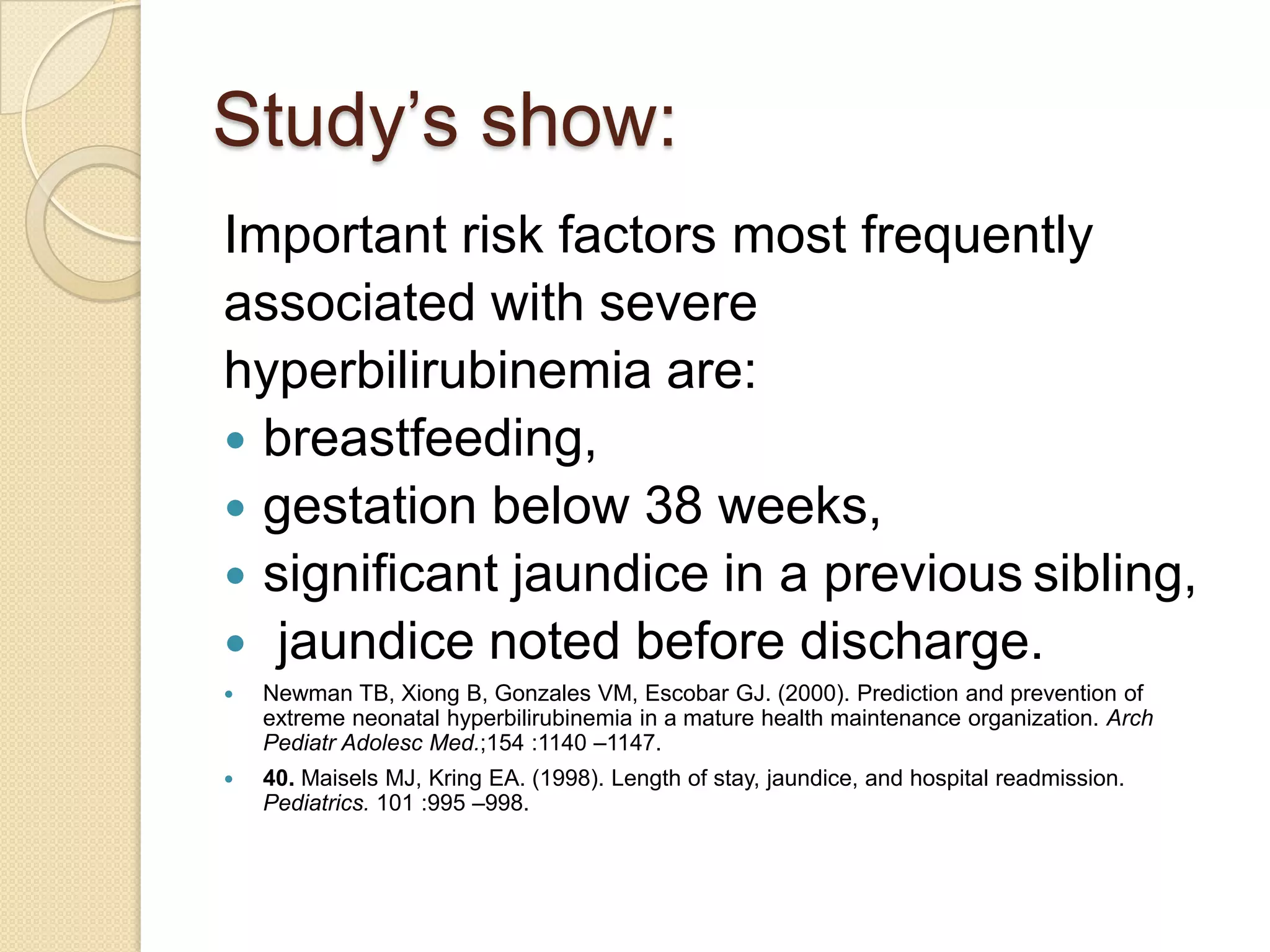 Jaundice in newborn | PPSX