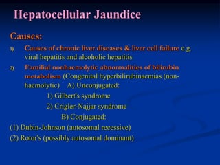 Jaundice (new).ppt | Digestive Disorders | Diseases and Conditions
