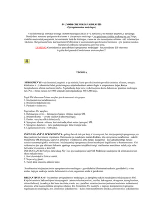 Jaunojo chemiko juodrastis | DOC