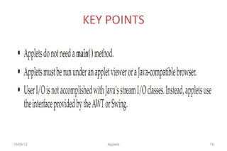 Applets_Basic Introduction | PPT