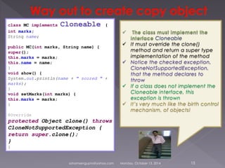 Java.lang.object | PPSX