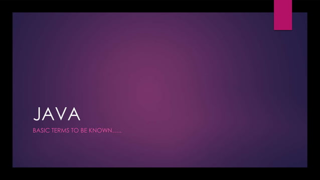 Java history, versions, types of errors and exception, quiz | PPT