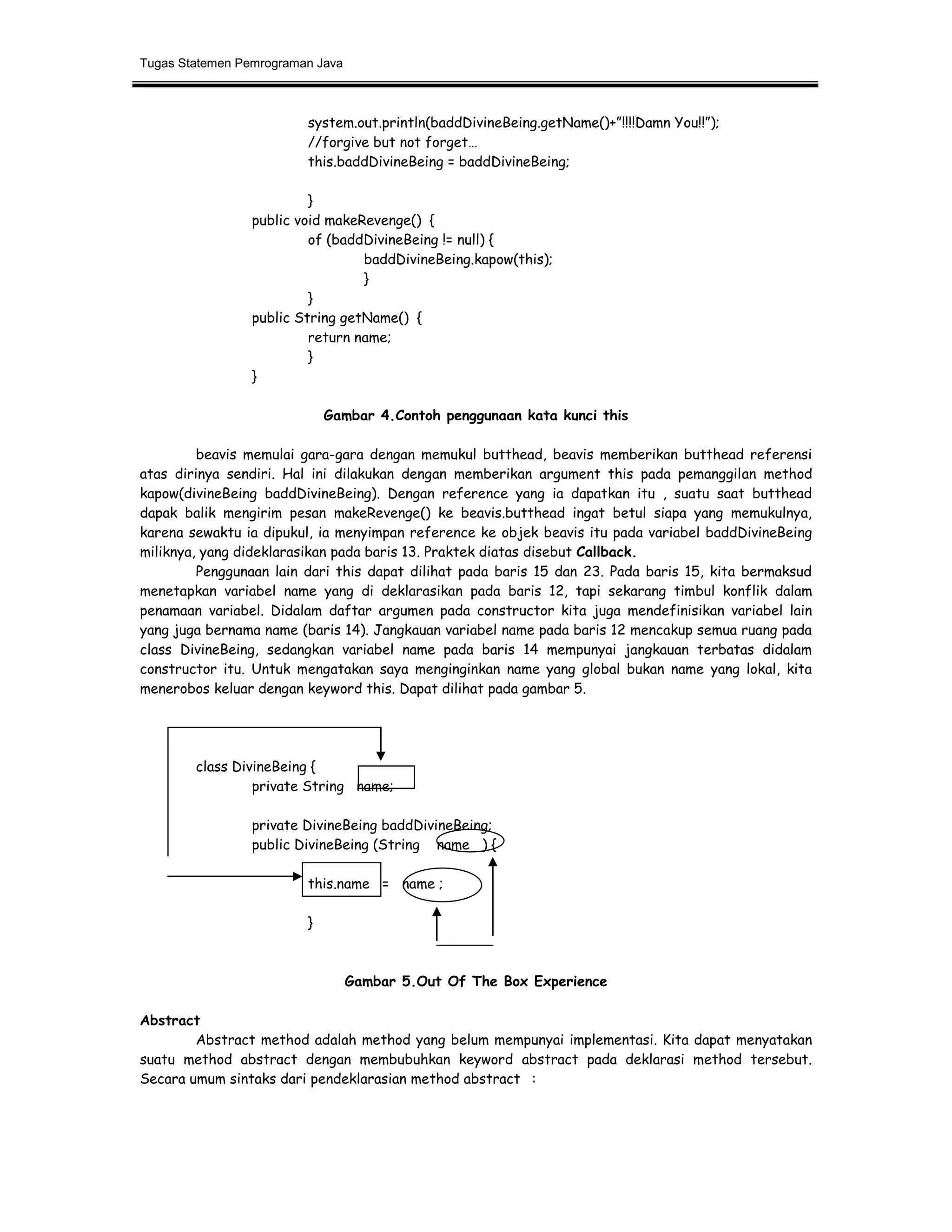 Struktur Pemrograman Java | PDF