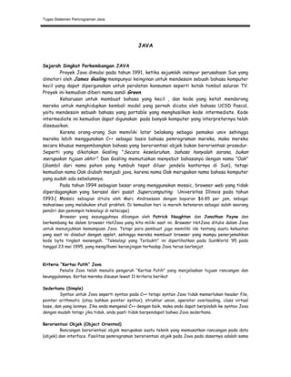 Struktur Pemrograman Java | PDF