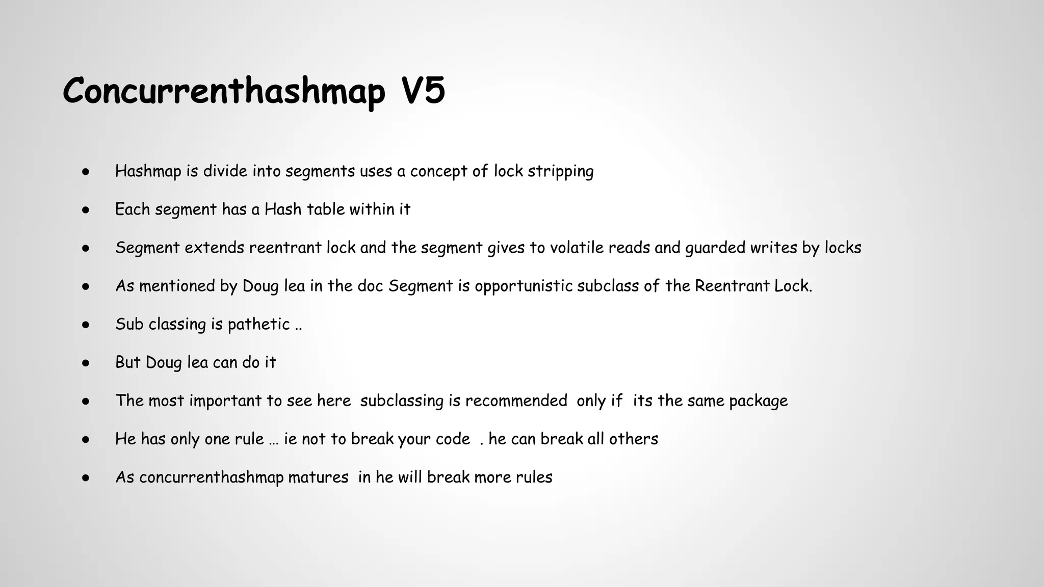 Java.util.concurrent.concurrent hashmap | PPT