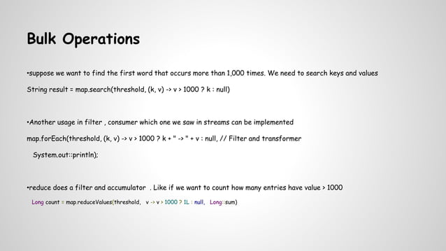 Java.util.concurrent.concurrent hashmap | PPT