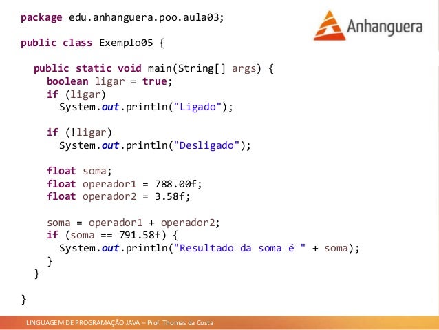 Linguagem de Programação Java