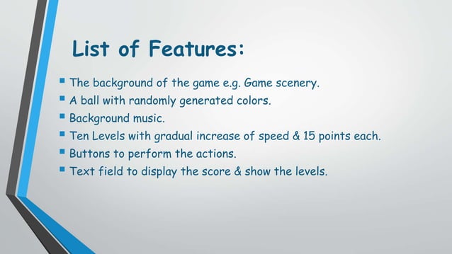 Game using Java | PPTX