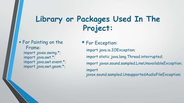 Game using Java | PPTX